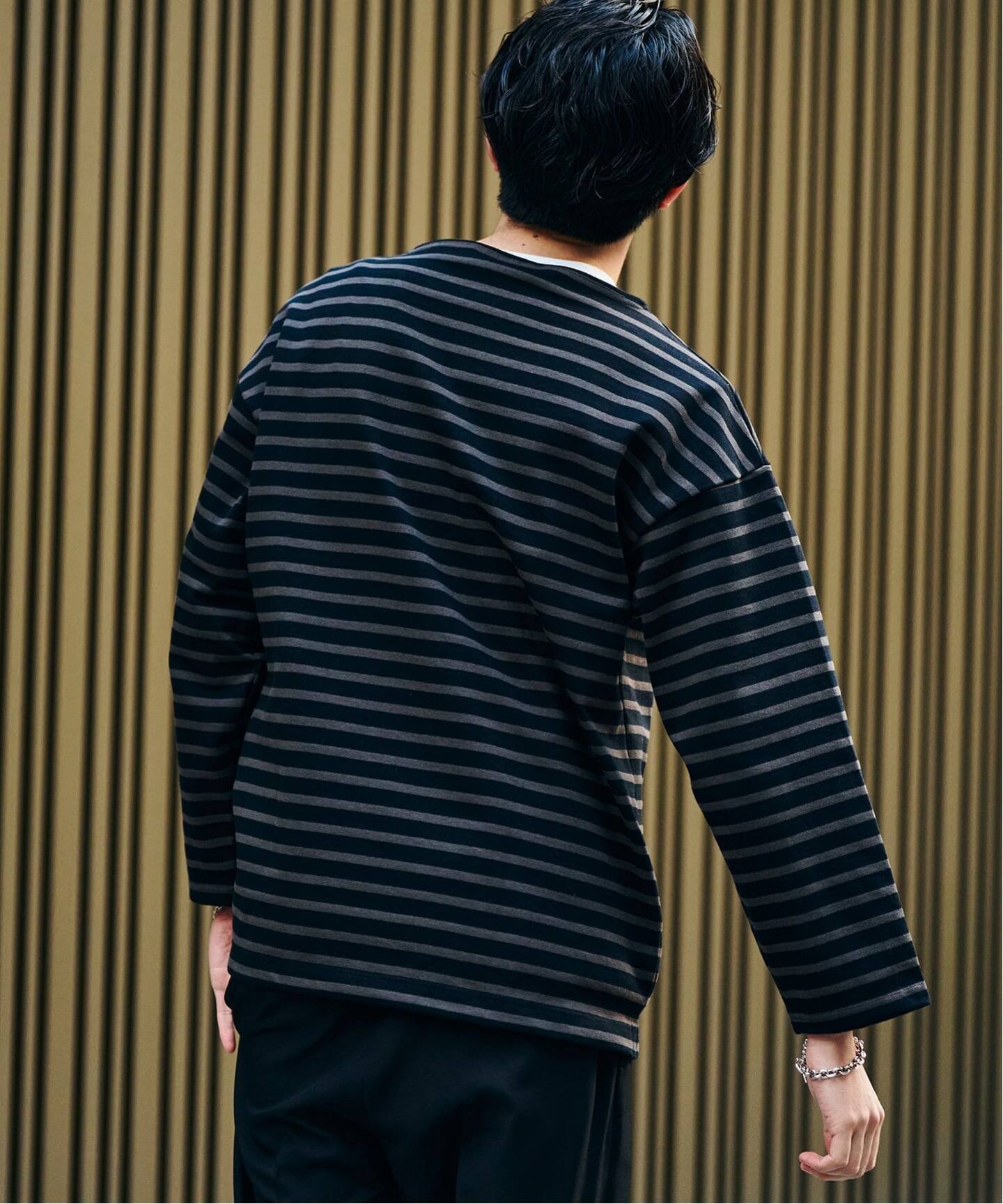 SAINT JAMES / セントジェームス 別注 ウエッソン ルーズ ボーダー（T