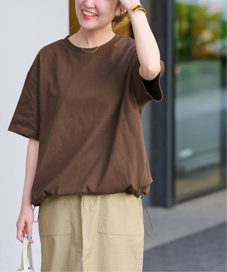 [25AW新作 / 抗菌防臭 / 接触冷感]OEドロストコクーンプルオーバー（Tシャツ／カットソー）｜JOURNAL STANDARD relume（ジャーナルスタンダード レリューム）の通販 ...