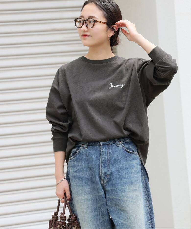 [25AW新作]バック刺繍ロゴロンT（Tシャツ／カットソー）｜JOURNAL STANDARD relume（ジャーナルスタンダード レリューム）の通販｜BAYCREW’S STORE