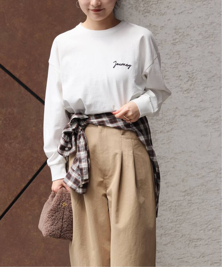 [25AW新作]バック刺繍ロゴロンT（Tシャツ／カットソー）｜JOURNAL STANDARD relume（ジャーナルスタンダード レリューム）の通販｜BAYCREW’S STORE