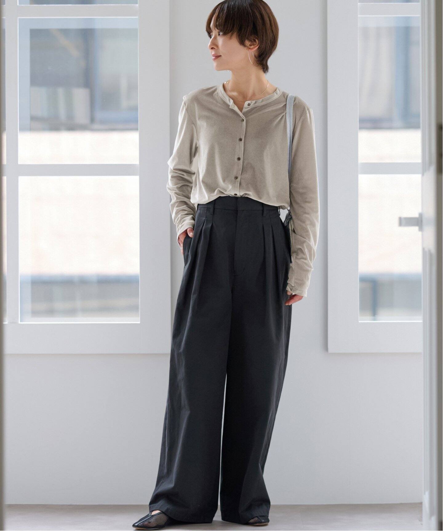 [25AW新作]シアーベロアクルーネックカーディガン（カーディガン）｜JOURNAL STANDARD relume（ジャーナルスタンダード レリューム）の通販｜BAYCREW’S STORE