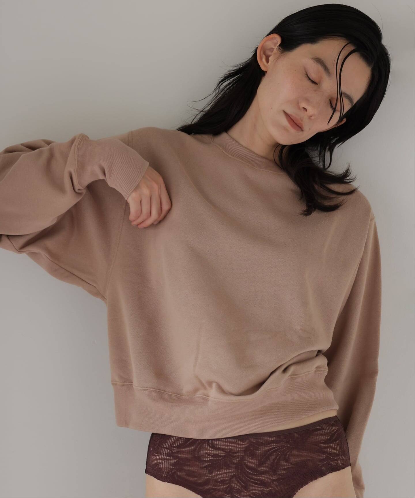 セカンドスキンスウェットプルオーバー（スウェット）｜EMILY WEEK