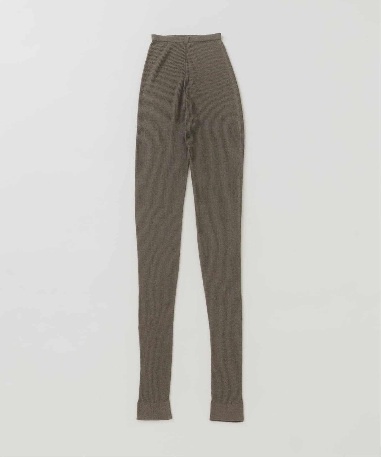 シルク混リブレギンス（レギンス・スパッツ）｜EMILY WEEK（エミリー