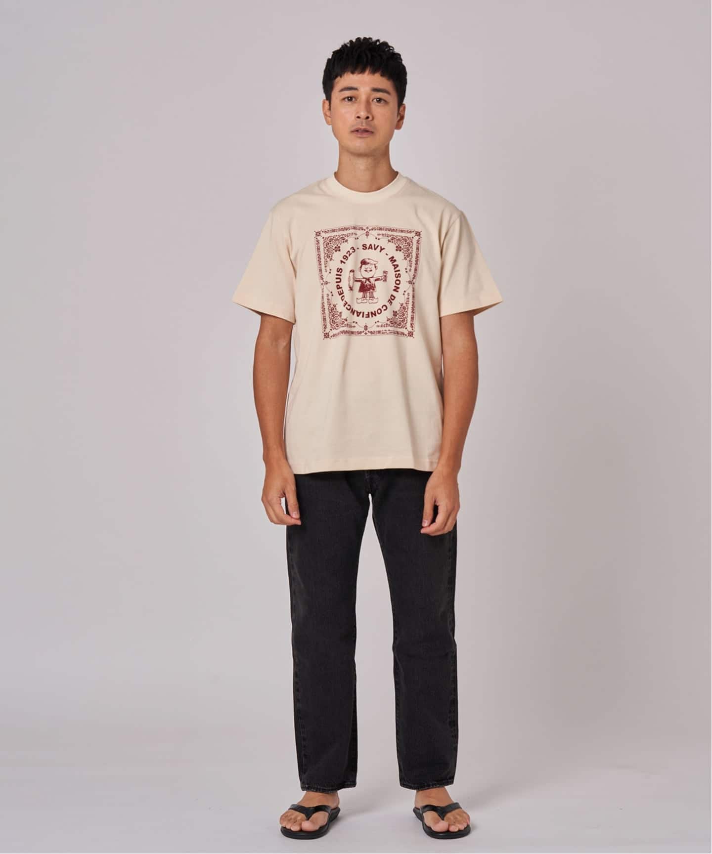 GIFT SHOP (ギフトショップ) 別注 Savy T shirt Bandana（Tシャツ