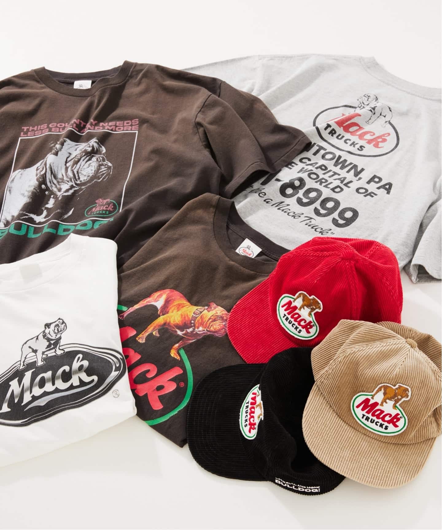 追加》MACK TRUCKS / マック・トラックス 別注 フェード プリント T
