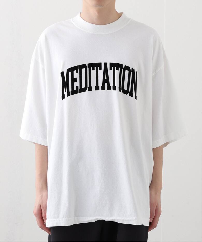 ISNESS MUSIC / イズネス ミュージック MEDITATION FLOCKY PRINT T-S（Tシャツ／カットソー）｜WISM ...