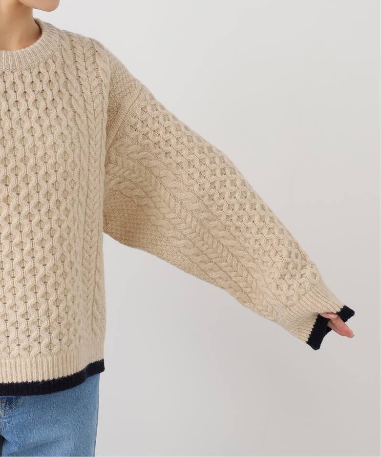 REFOMED GUNTE KNIT SWEATER（ニット／セーター）｜BOICE FROM BAYCREW'S（ボイスフロムベイクルーズ ...
