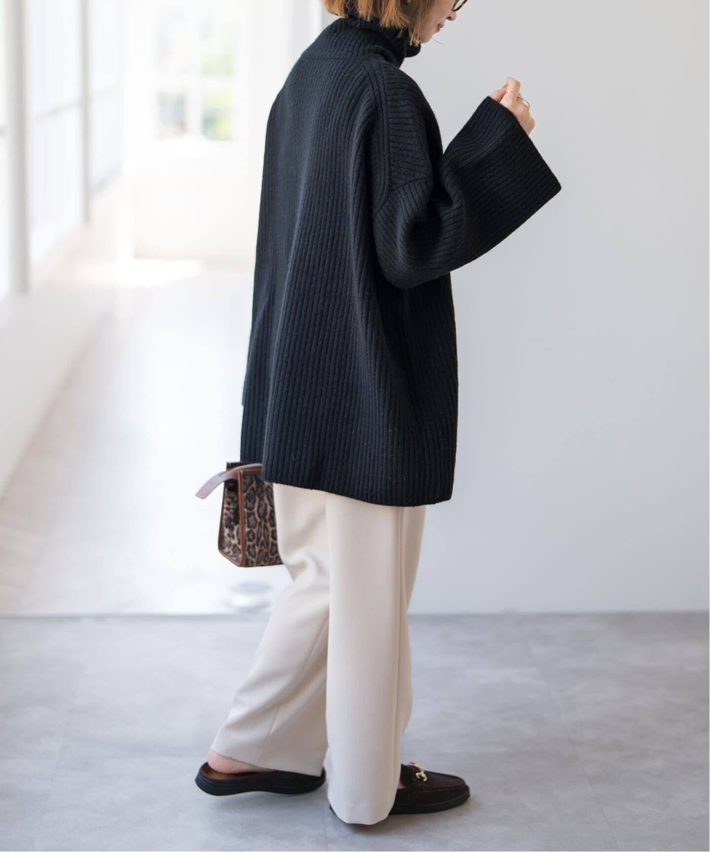 ラムウールチュニックタートルニット（ニット／セーター）｜Spick and