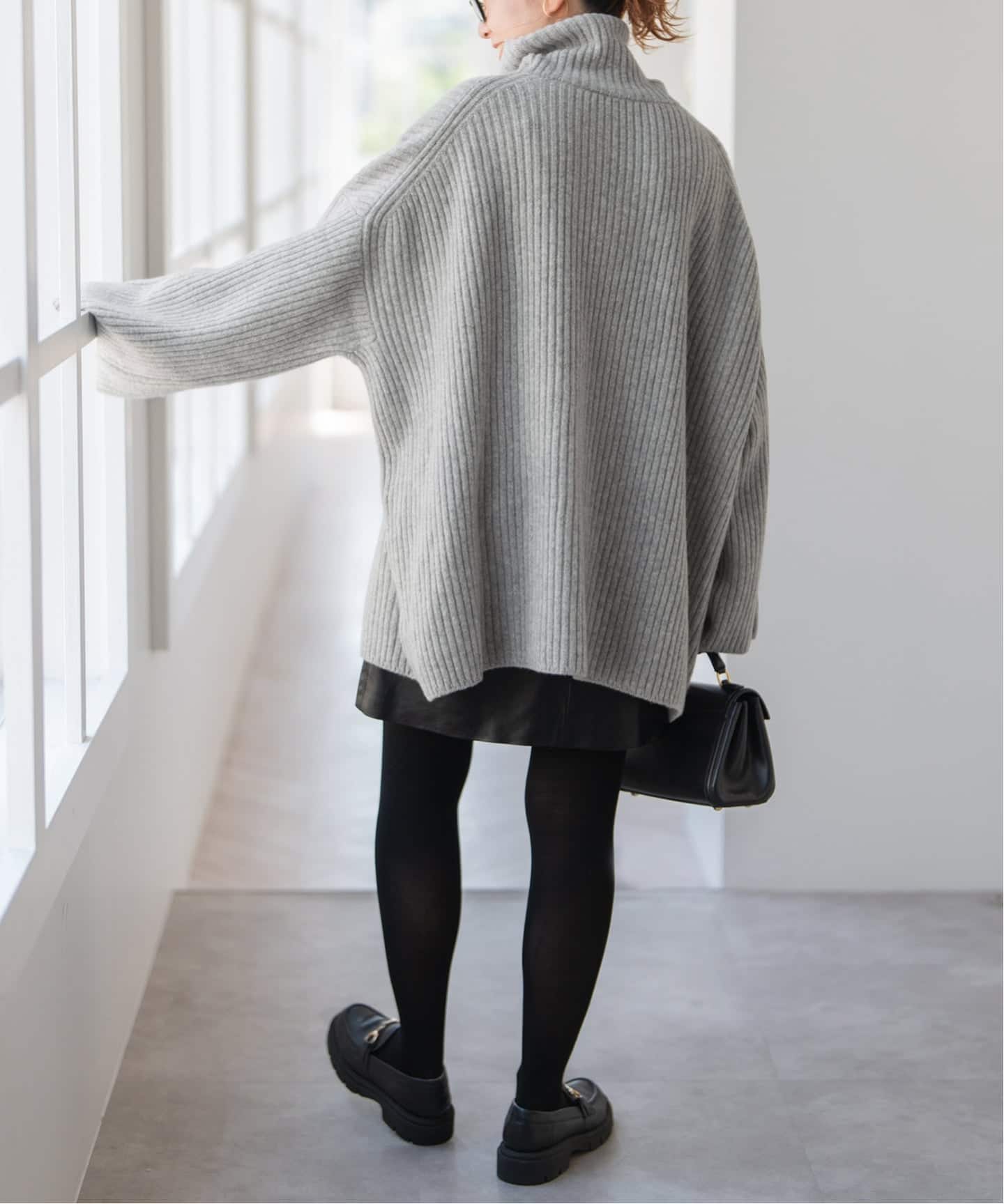 ラムウールチュニックタートルニット（ニット／セーター）｜Spick and