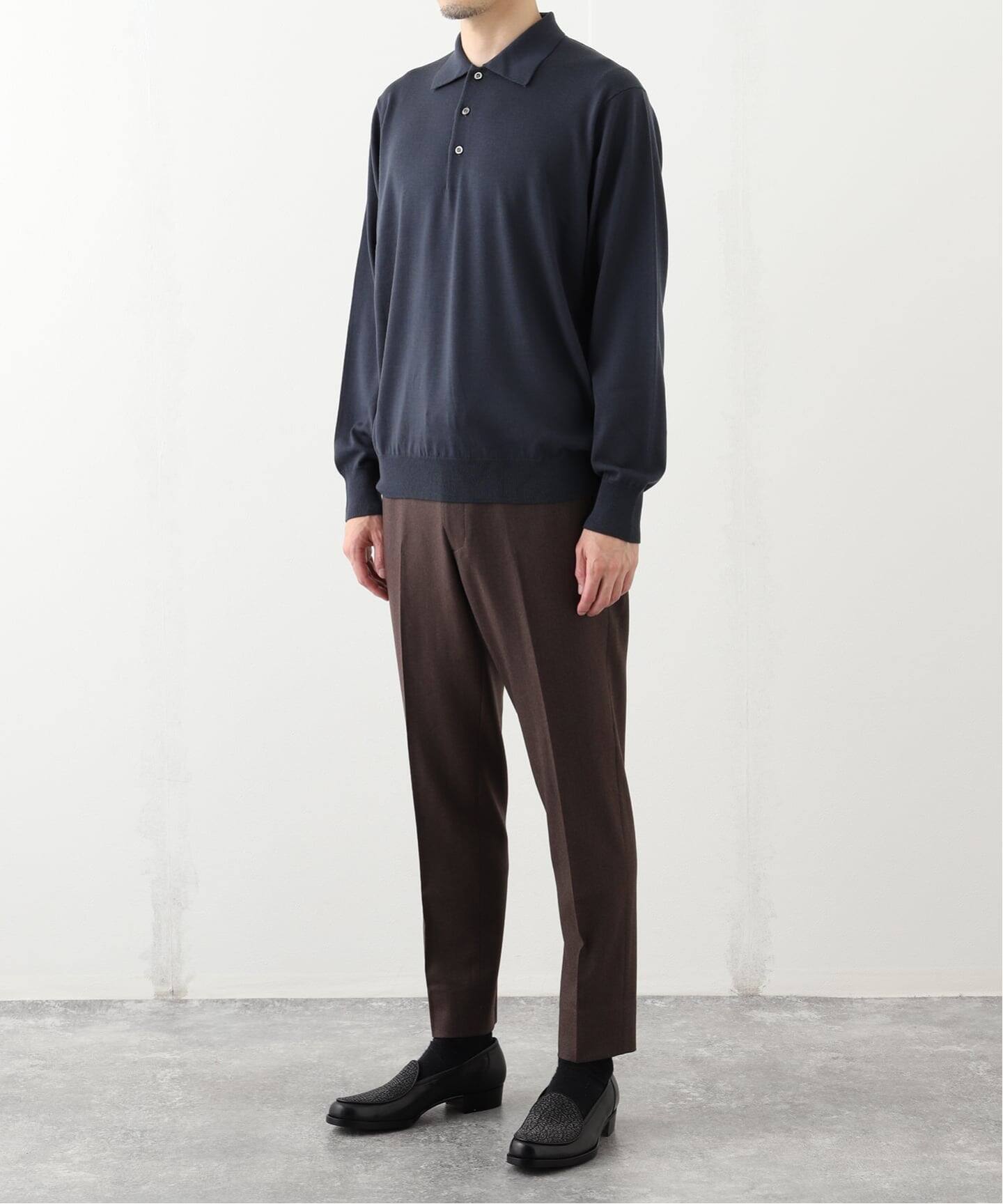 エディフィス（EDIFICE）/14ゲージ ウール ニットポロシャツ 14ゲージ ウール ニットポロシャツ（ニット／セーター）｜EDIFICE