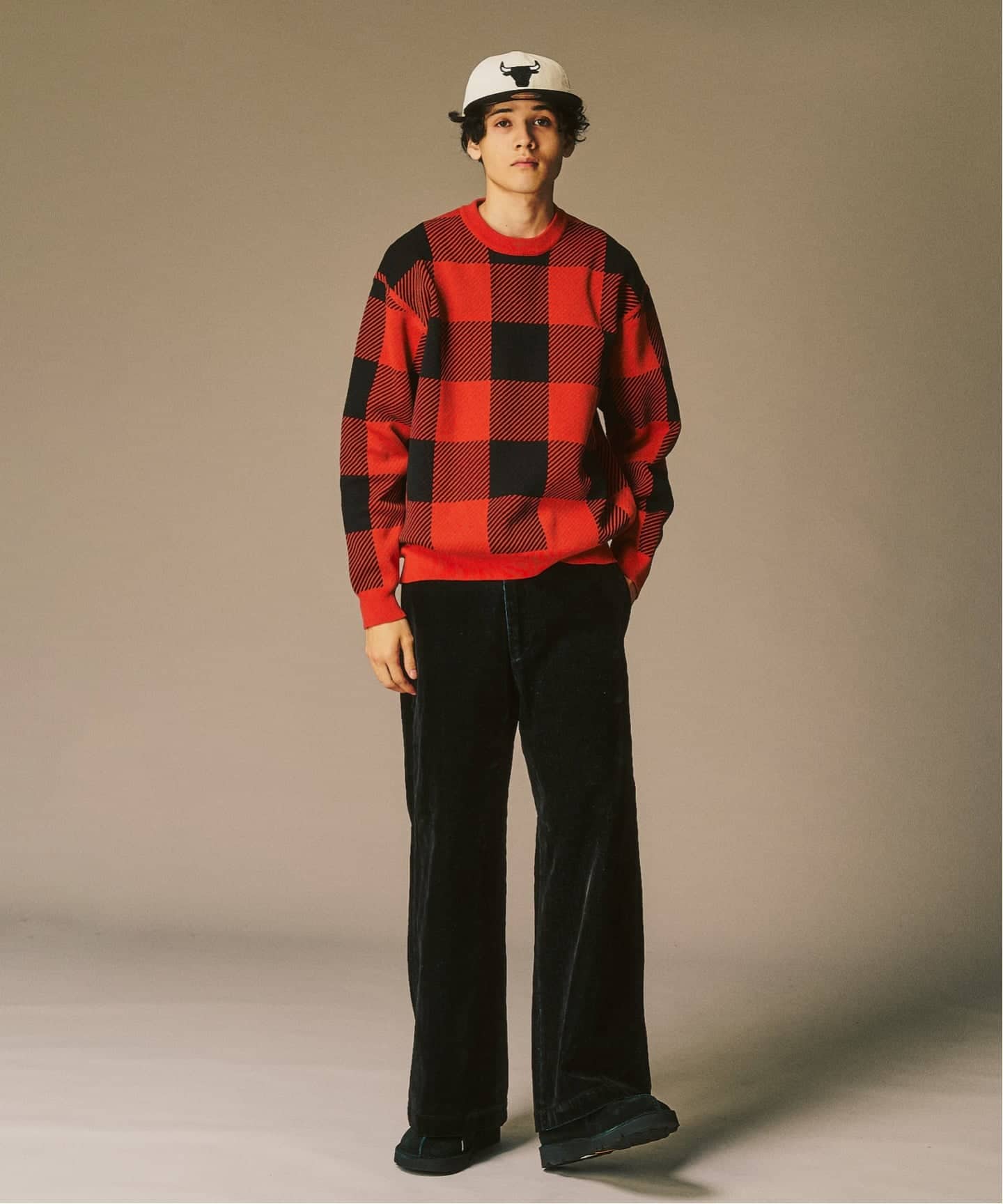 カマルグチェック クルーネック（ニット／セーター）｜417 EDIFICE