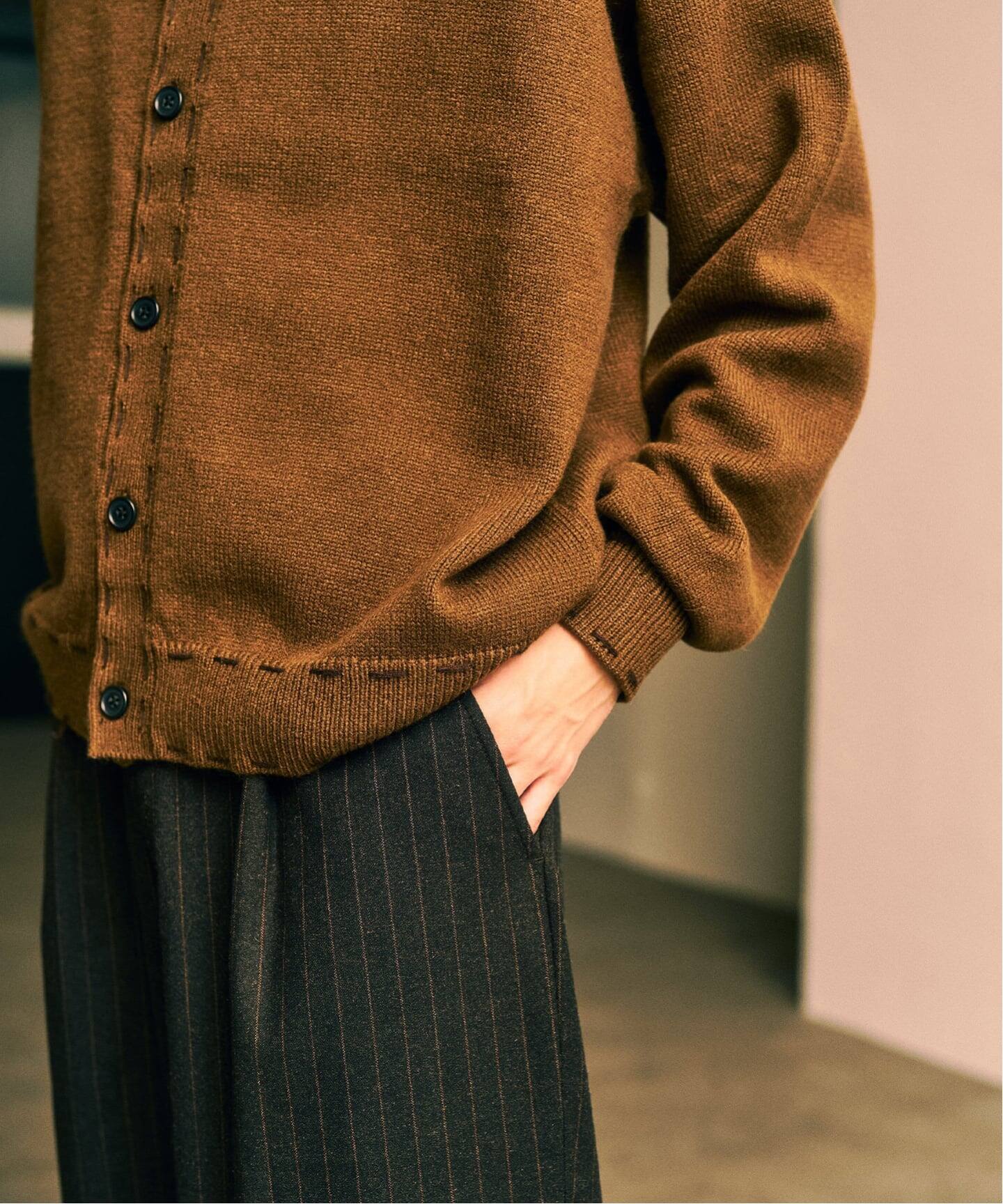 ステッチ ニットカーディガン（カーディガン）｜417 EDIFICE（フォー