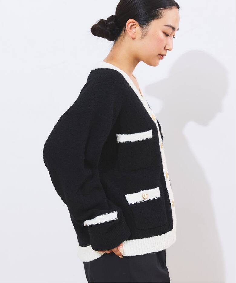 《SP》Smithバイカラーカーディガン（カーディガン）｜JOURNAL STANDARD L'ESSAGE（ジャーナルスタンダード レ ...