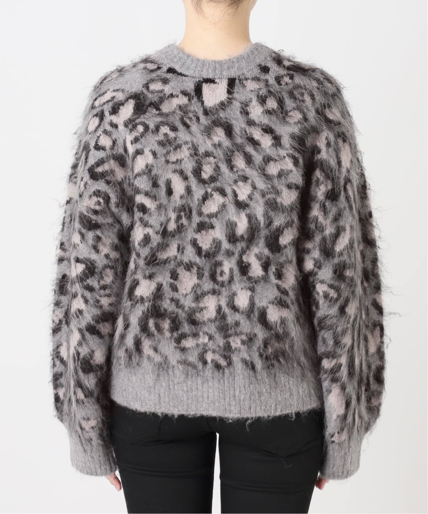 レオパードシャギーニットカーディガン（ニット／セーター）｜JOURNAL