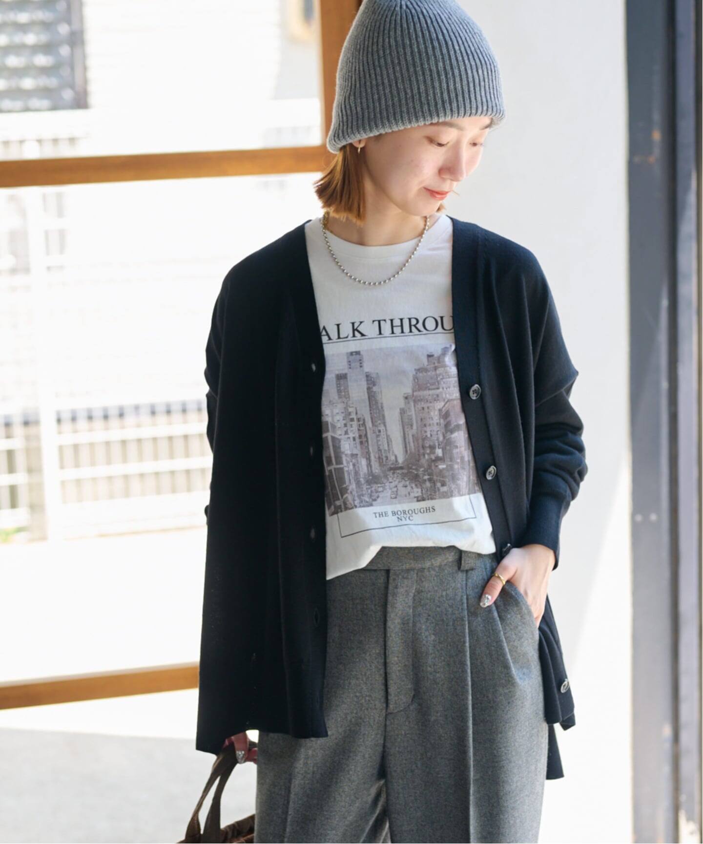 [25AW新作]BiellaYarnワイドVネックカーディガン（カーディガン）｜JOURNAL STANDARD relume（ジャーナルスタンダード レリューム）の通販｜BAYCREW’S ...