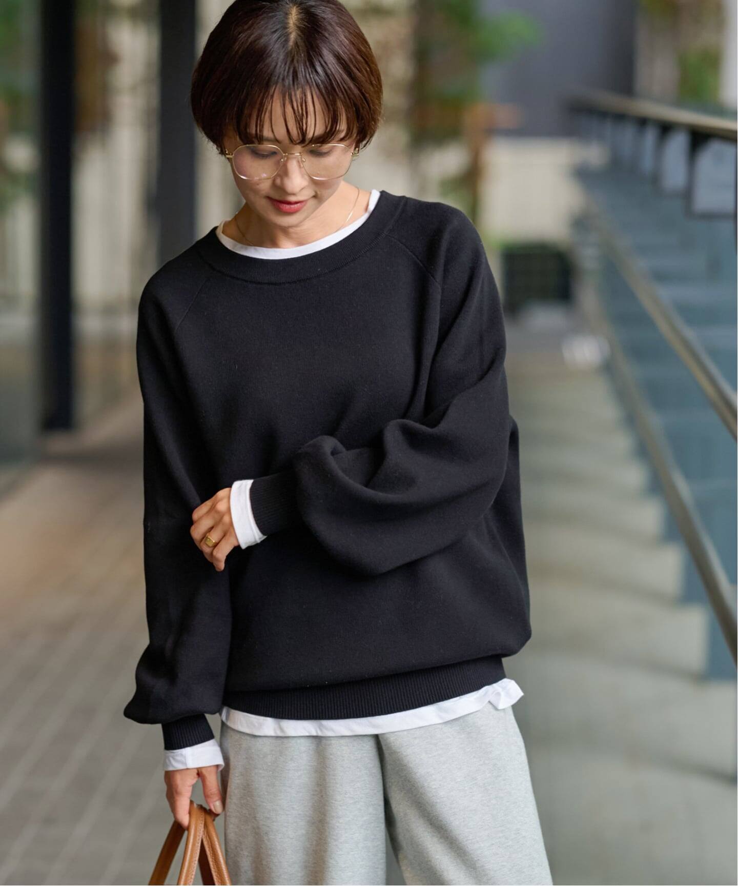 《WEB限定》[25AW新作]スウェットライクベーシックニット（ニット／セーター）｜JOURNAL STANDARD relume（ジャーナルスタンダード レリューム）の通販｜BAYCREW ...