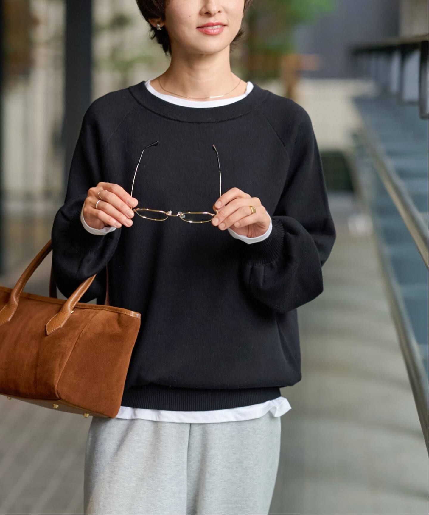 《WEB限定》[25AW新作]スウェットライクベーシックニット（ニット／セーター）｜JOURNAL STANDARD relume（ジャーナルスタンダード レリューム）の通販｜BAYCREW ...