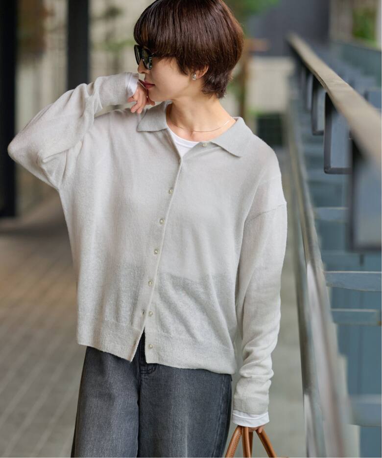 [25AW新作]シアーアルパカポロシャツ（ニット／セーター）｜JOURNAL STANDARD relume（ジャーナルスタンダード レリューム）の通販｜BAYCREW’S STORE