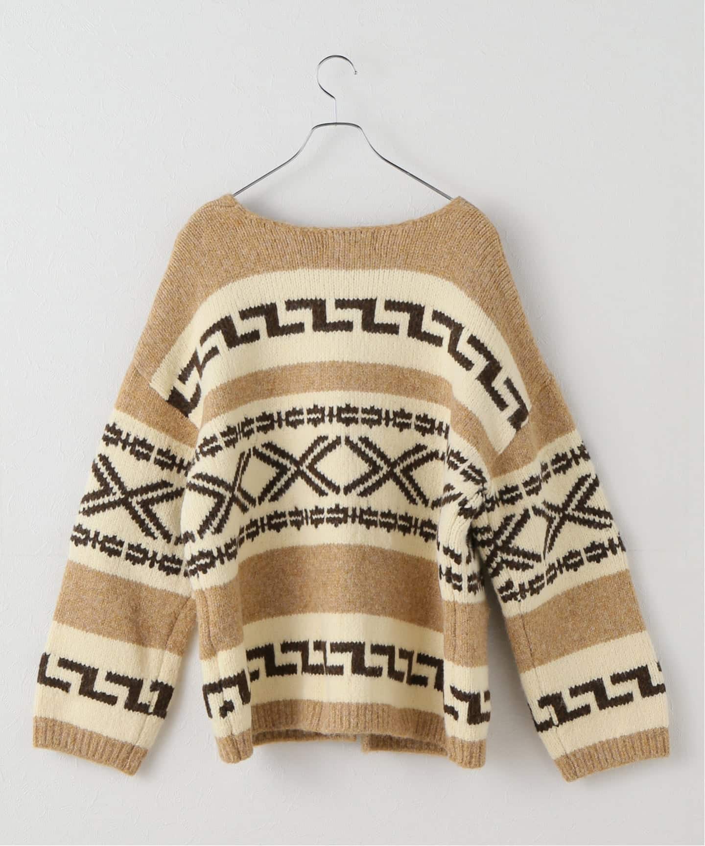 GREEN BUTTER/グリーンバター】 Alpaca Duffle Cardigan（カーディガン