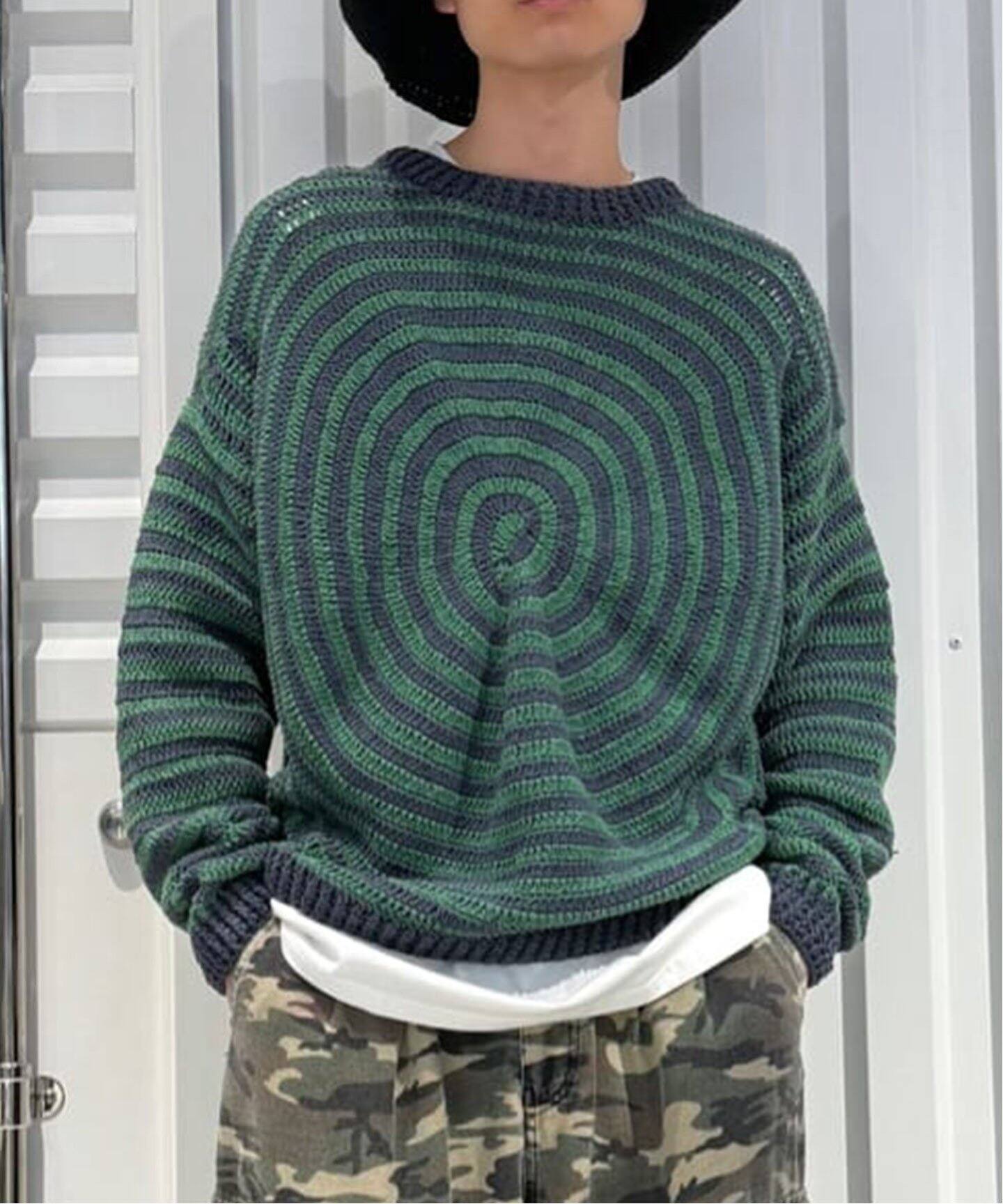 MacMahon Knitting Mills/マクマホンニッティングミルズ Crew Neck Knit-Guru Guru（ニット ...