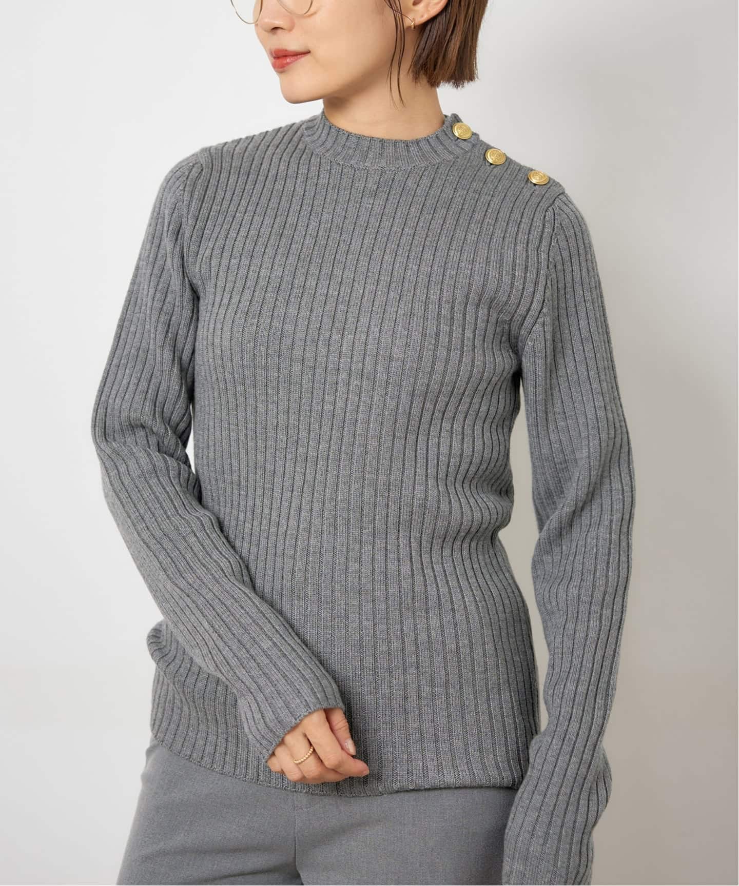 ワイドリブプルオーバー（ニット／セーター）｜IENA（イエナ）の通販