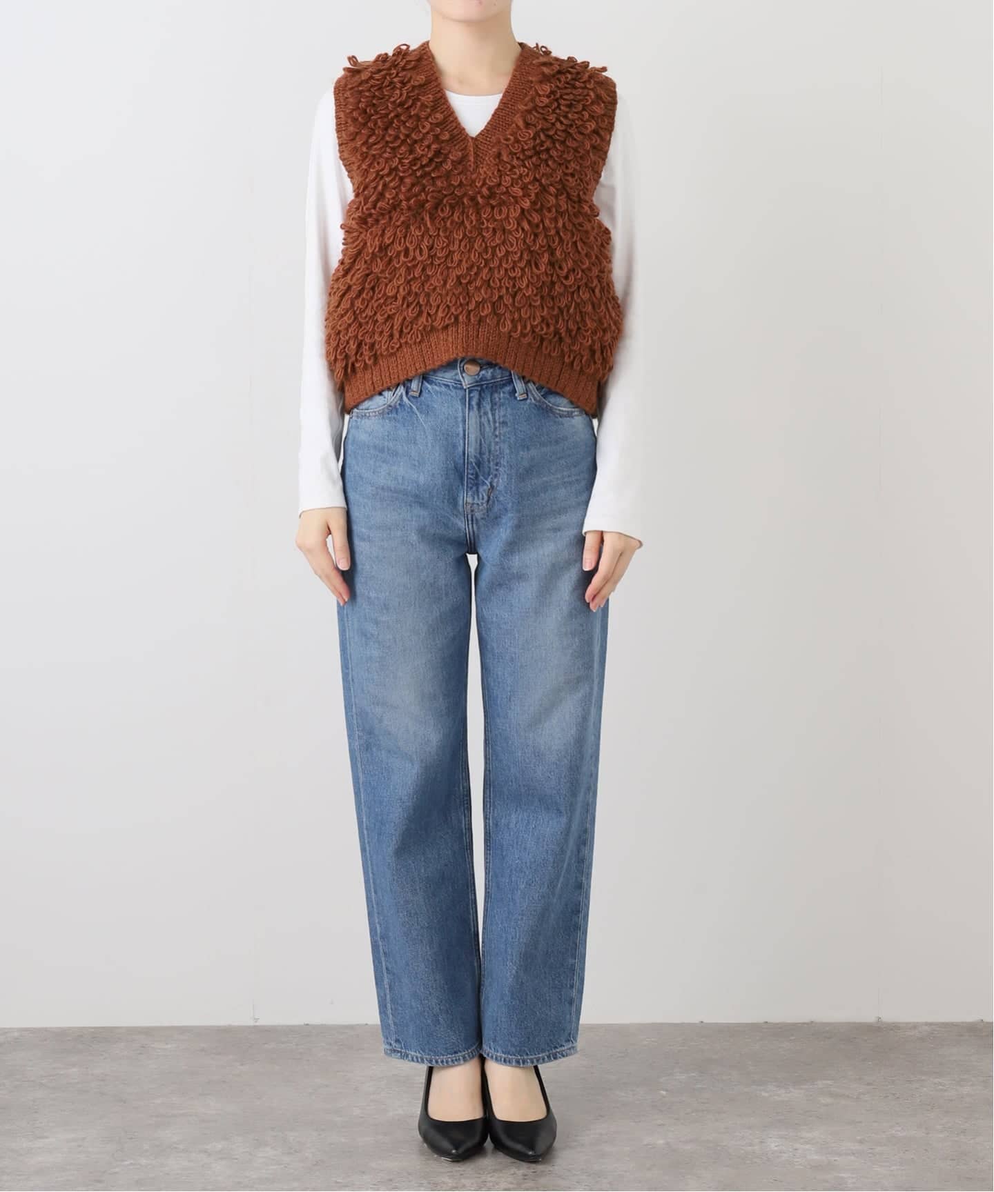 NEPAL HAND KNIT SLOBE別注 ループニットベスト（ベスト）｜SLOBE IENA