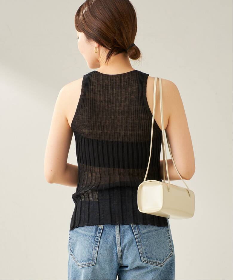 ENRICA / エンリカ SHEER RIB ノースリーブ（ニット／セーター）｜Plage（プラージュ）の通販｜BAYCREW’S STORE