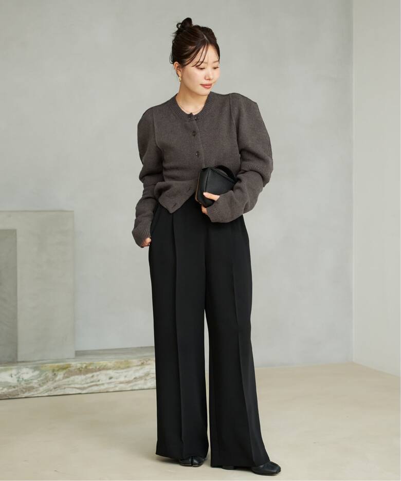 JANE SMITH / ジェーンスミス 別注 7G BIG SHOULDER CREW カーディガン（カーディガン）｜Plage（プラージュ）の通販｜BAYCREW’S STORE