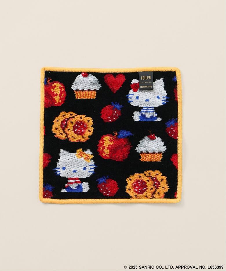 FEILER/フェイラー 別注 DLICIEUX HELLO KITTY 25*25（ハンカチ）｜IENA ENFANT（イエナアンファン）の ...
