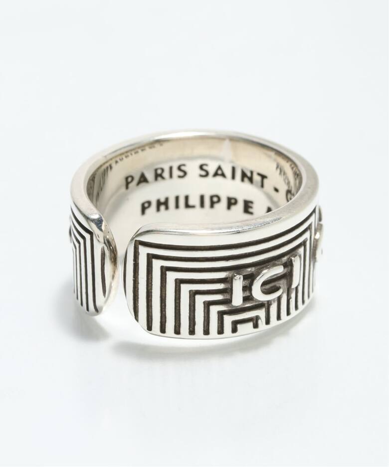 【PHILIPPE AUDIBERT / フィリップ オーディベール】PSG Rellef ring BG4425- L（リング）｜Paris ...