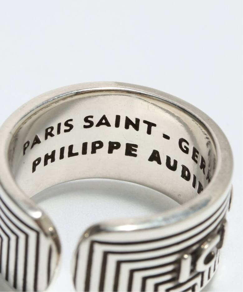 【PHILIPPE AUDIBERT / フィリップ オーディベール】PSG Rellef ring BG4425- L（リング）｜Paris ...