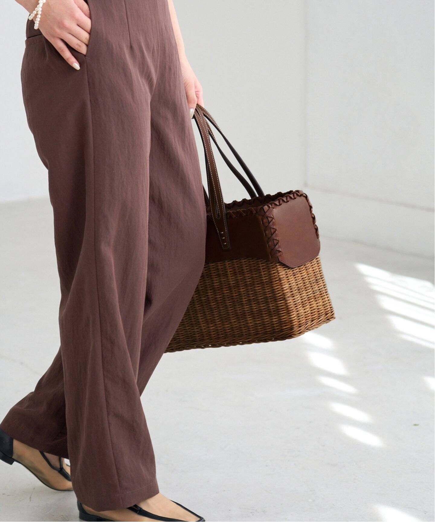 A VACATION/ア ヴァケーション RATTAN M バッグ 25SSA97-00-25（かご