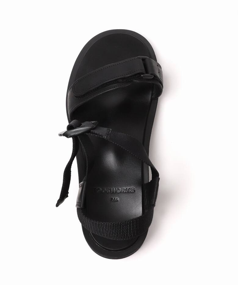 【FOOTWORKS / フットワークス】 Sandals Grained Leather F01-000 4（サンダル）｜L'ECHOPPE（レショップ）の通販｜BAYCREW’S STORE