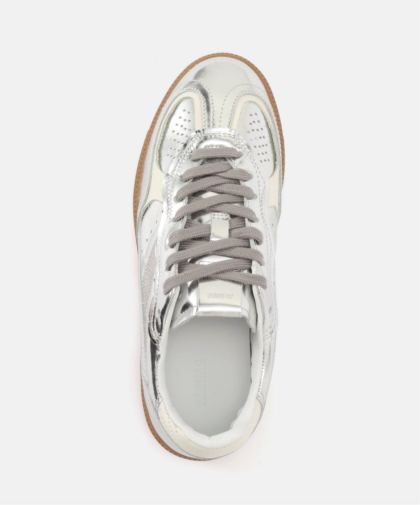 ALOHAS/アロハス】 Tb.490 Rife Shimmer Silver Cream：スニーカー