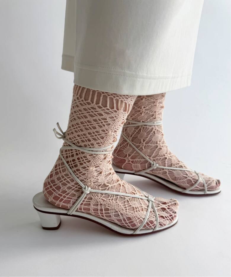 【EUCHRONIA/ユークロニア】Stretch lace socks（ソックス・靴下）｜EDIT.FOR LULU（エディット フォー ...