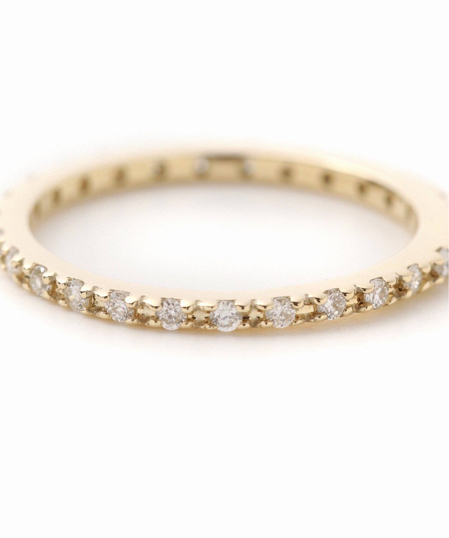 フルエタニティーダイヤピンキーリング K10（リング）｜Lilas（リラ）の通販｜BAYCREW’S STORE