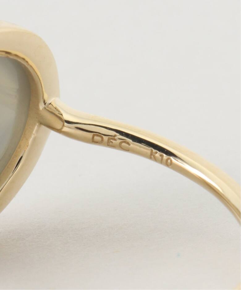 10K gray moon stone ring／13（リング）｜DECOUVERTE（デクーヴェルト）の通販｜BAYCREW’S STORE