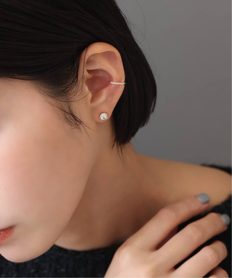 0.6ctサイドダイヤピアス K18（両耳）（ピアス（両耳用））｜Lilas（リラ）の通販｜BAYCREW’S STORE