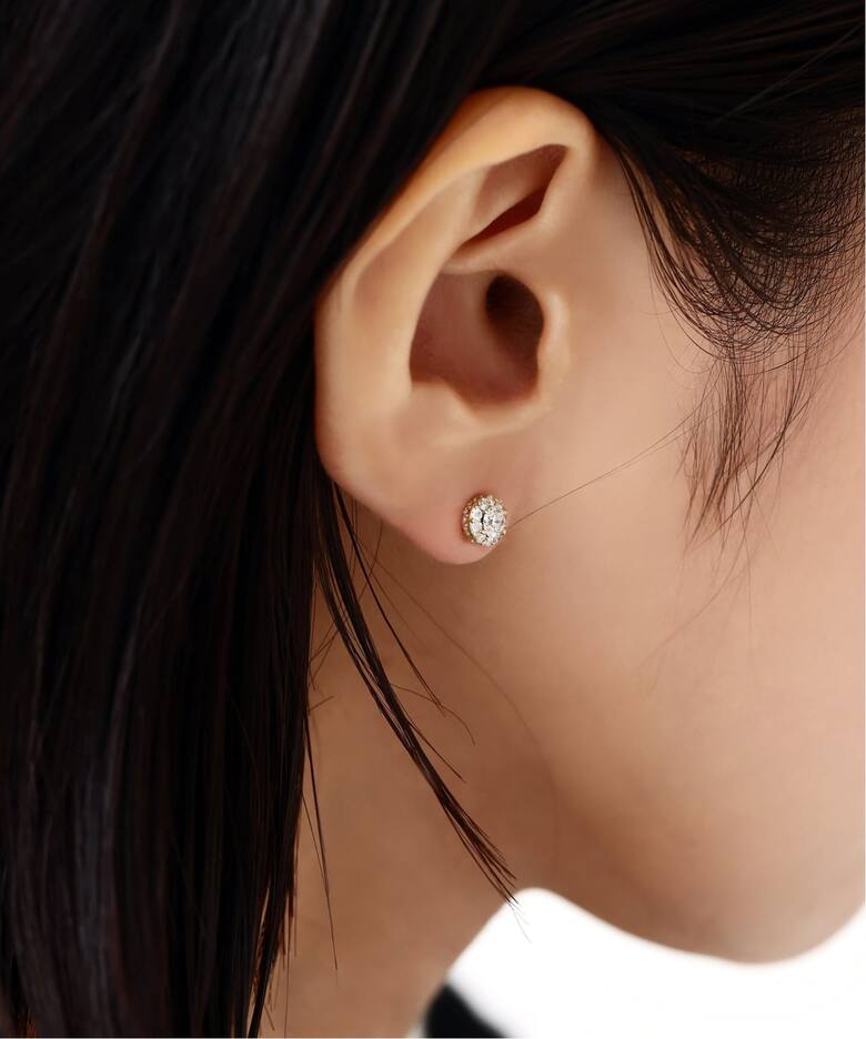 0.6ctサイドダイヤピアス K18（両耳）（ピアス（両耳用））｜Lilas（リラ）の通販｜BAYCREW’S STORE