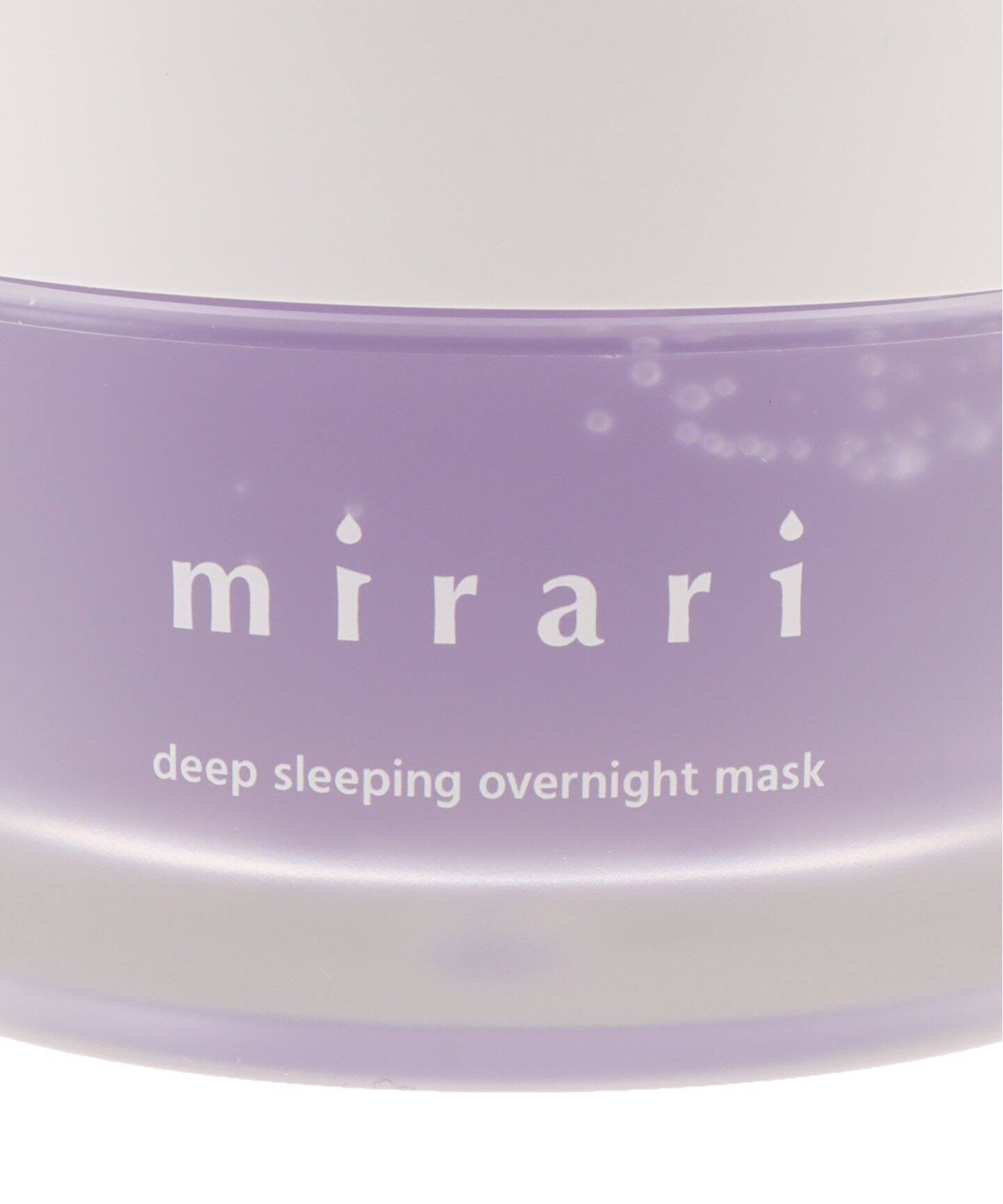 mirari/ミラリ】deep sleeping overnight mask（フェイスクリーム）｜L'EAU par iena（ロー パー ...