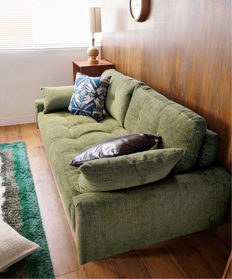 《予約》《大型商品》WINDAN Feather SOFA 2nd GREEN ウィンダンフェザーソファ（ソファ）｜ACME ...