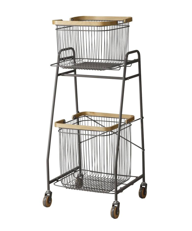 《WEB限定予約》【Mash/マッシュ】LIV carry basket wagon-S バスケットワゴン（収納家具）｜JOURNAL ...