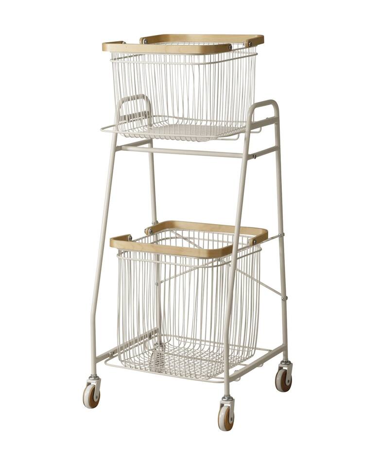 《WEB限定予約》【Mash/マッシュ】LIV carry basket wagon-S バスケットワゴン（収納家具）｜JOURNAL ...