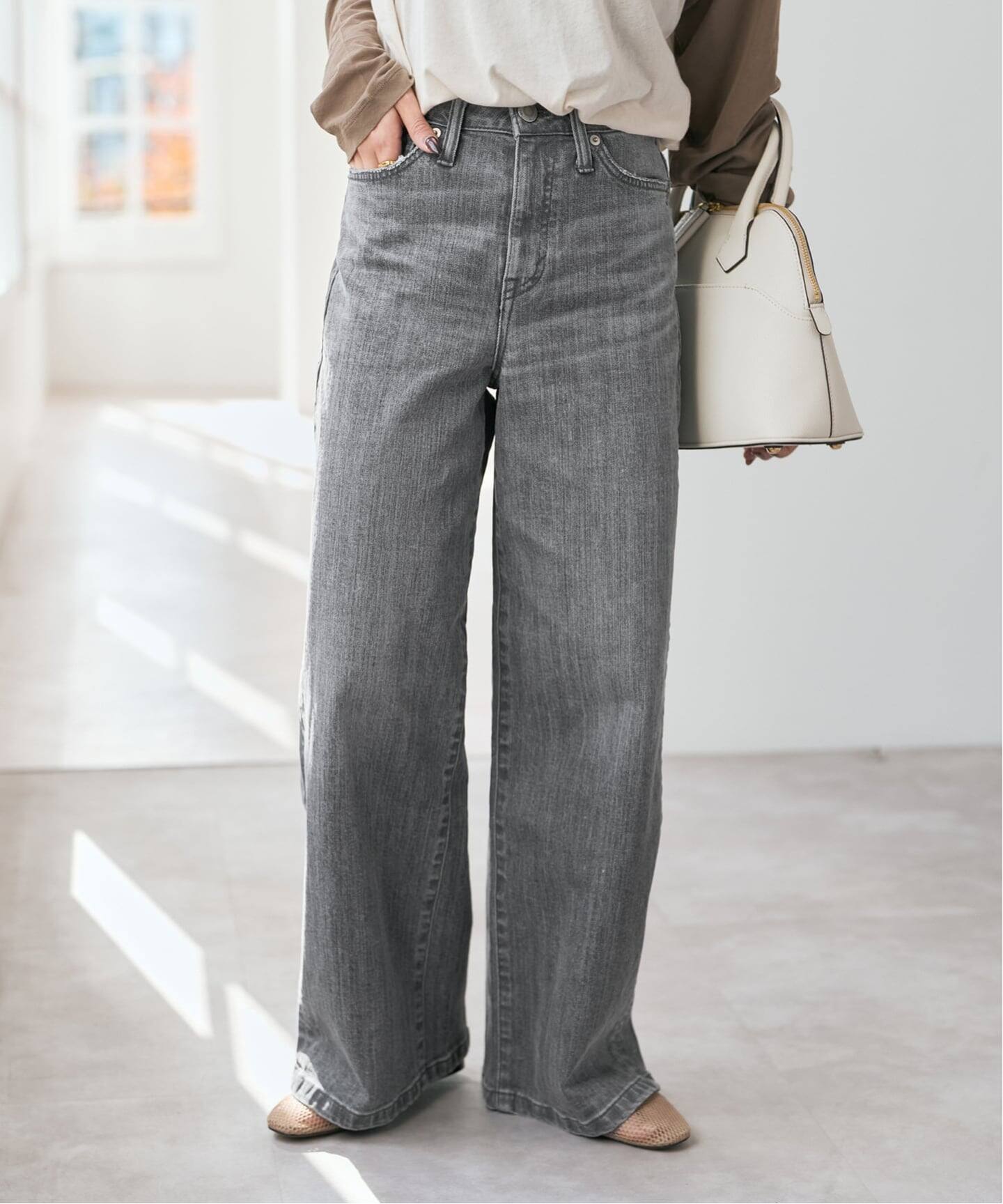 SOMETHING / サムシング 別注 NEW LISA WIDE*（デニムパンツ・ジーンズ）｜Spick & Span（スピック＆スパン ...