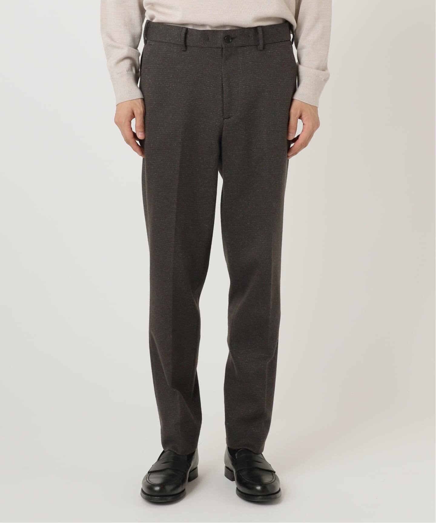 コットン/ウール ジャージー イージースラックス【セットアップ着用可