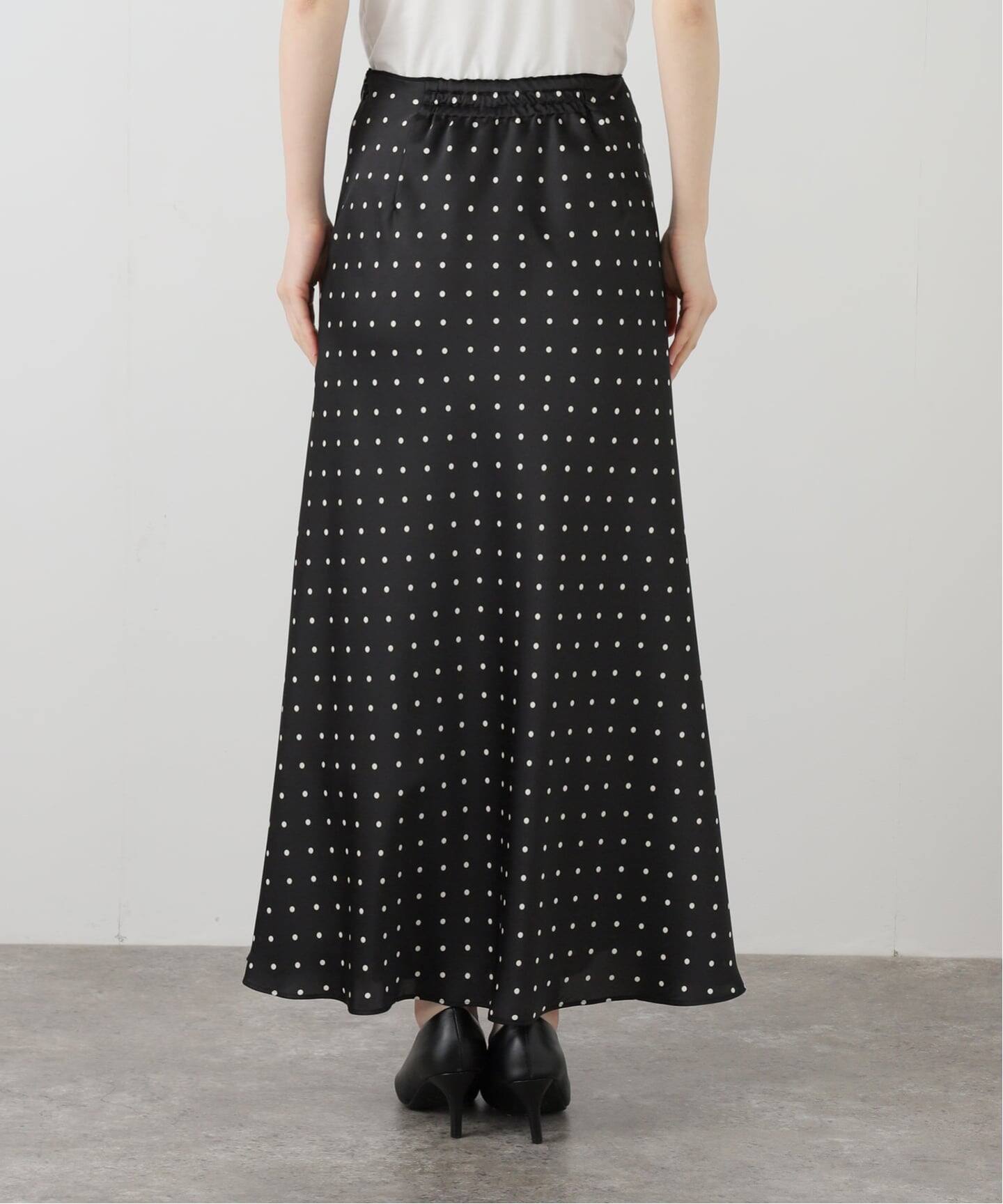 洗える】サテンマーメイドスカート（ロング・マキシ丈スカート）｜La