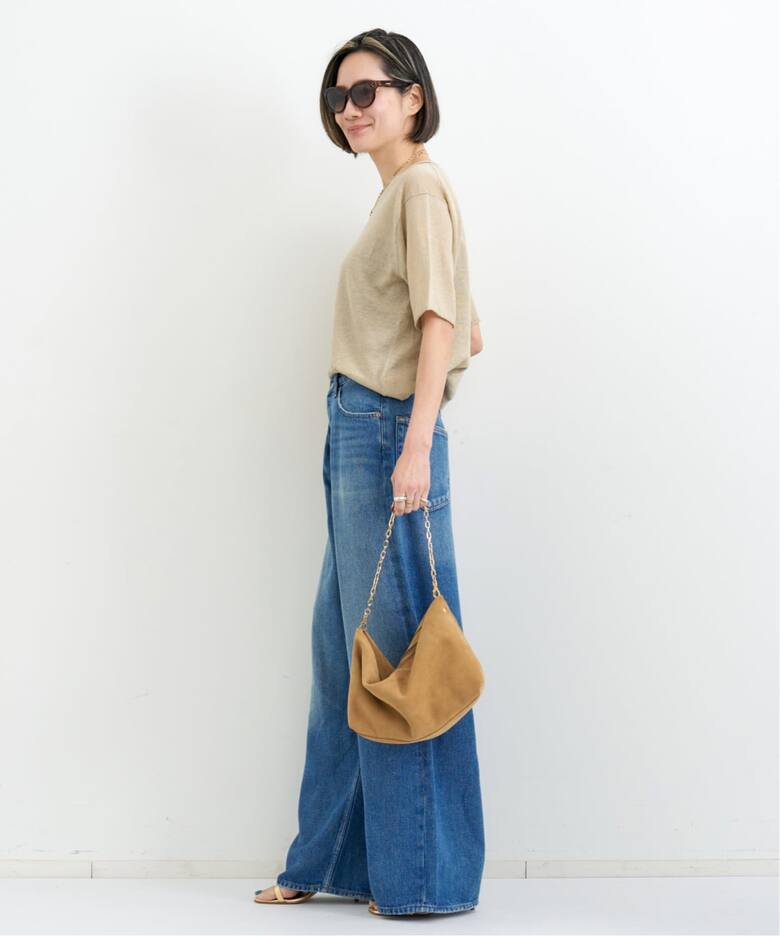 LINEN SHORT SLEEVE KNIT（ニット／セーター）｜L'Appartement（アパルトモン）の通販｜BAYCREW’S STORE