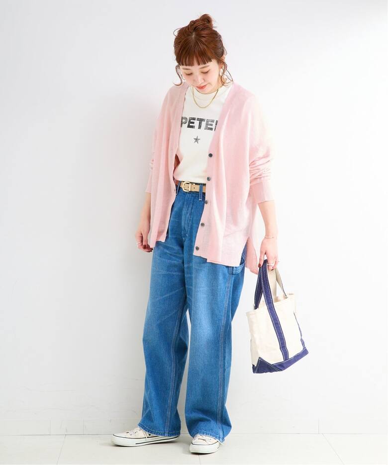手洗い可 / FRENCH ICY LINEN ワイドカーディガン（カーディガン）｜B.C STOCK（ベーセーストック）の通販 ...