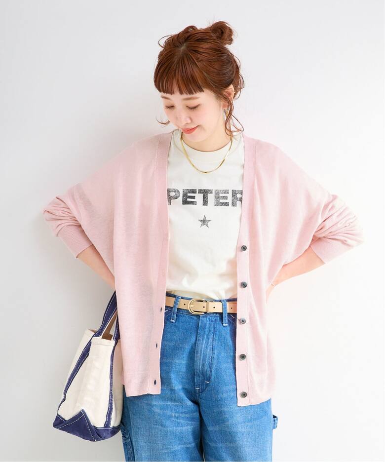 手洗い可 / FRENCH ICY LINEN ワイドカーディガン（カーディガン）｜B.C STOCK（ベーセーストック）の通販 ...