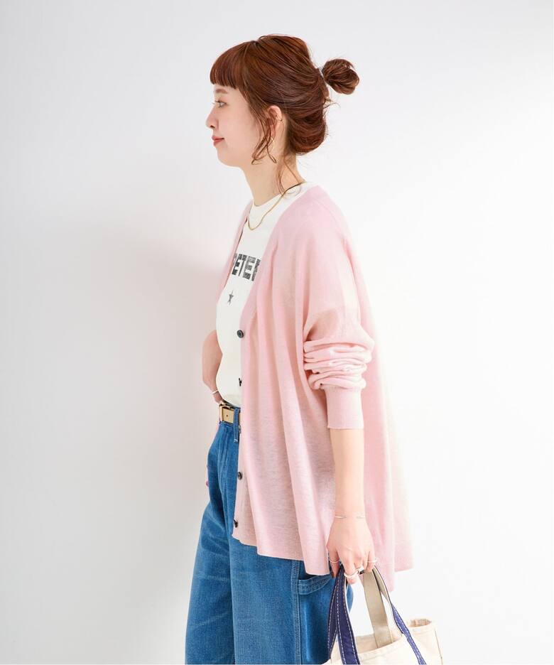 手洗い可 / FRENCH ICY LINEN ワイドカーディガン（カーディガン）｜B.C STOCK（ベーセーストック）の通販 ...